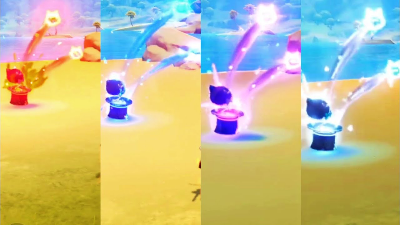 Lynette Burst All Elemental Infusion | Pyro,Hydro,Electro & Cryo ...