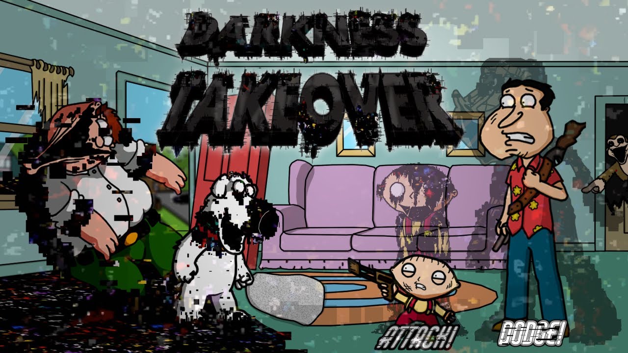 FNF: Darkness Takeover (Part 1, 2 & 3) - Vs Family Guy Corrupted - YouTube