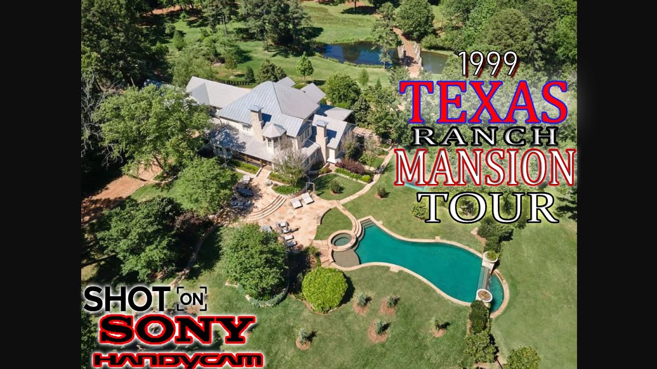 Luxury 90's Texas Ranch Mansion House Tour! Pt.2 | Sony Handycam DCR ...