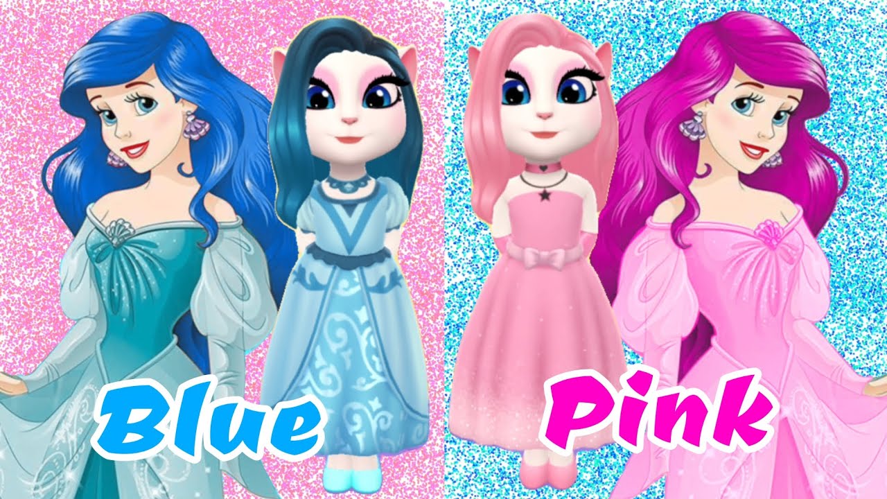 My Talking Angela 2 | Ariel | Blue, Pink | LINDA - YouTube