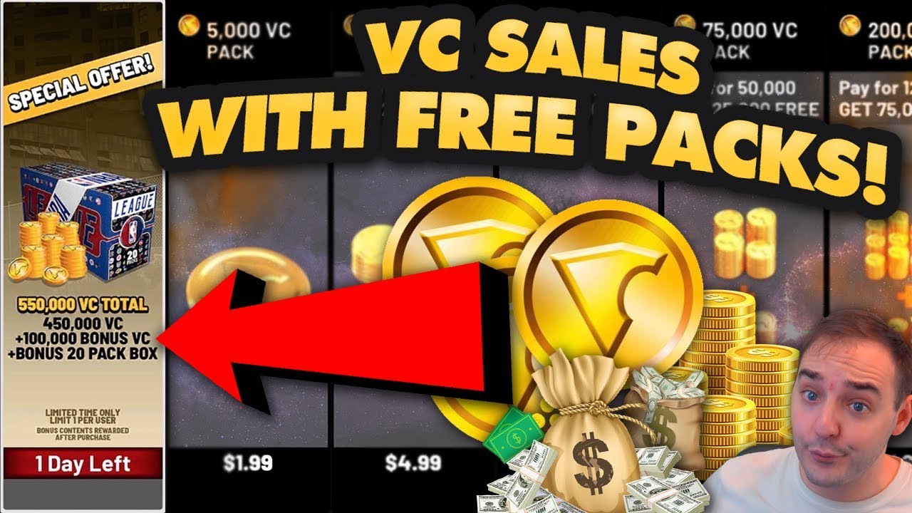 NBA 2K19 My Team DONT MISS THESE DEALS TO SAVE ON PACKS AND VC! FREE ...