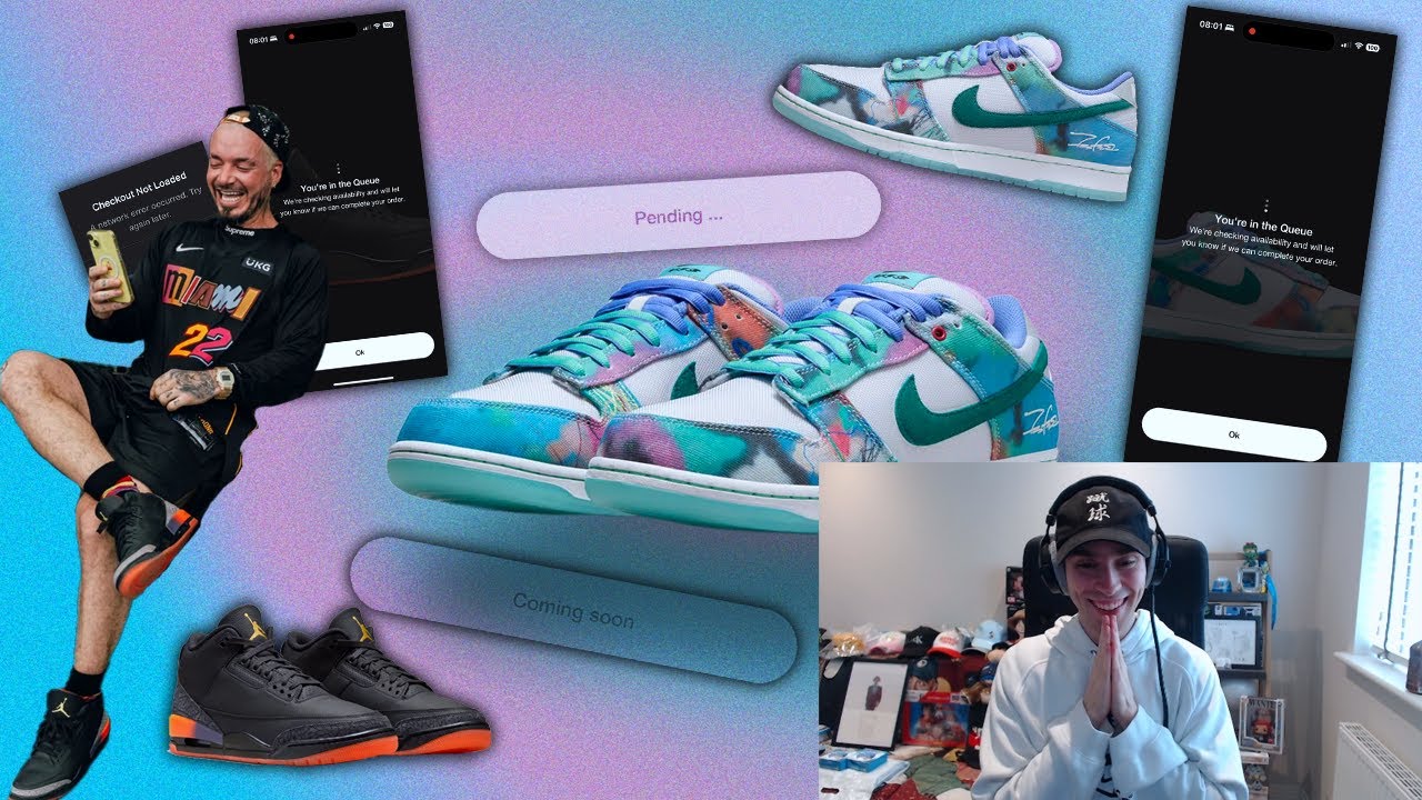 Nike SB Dunk Low x Futura Laboratories & Air Jordan 3 x J Balvin - Live ...