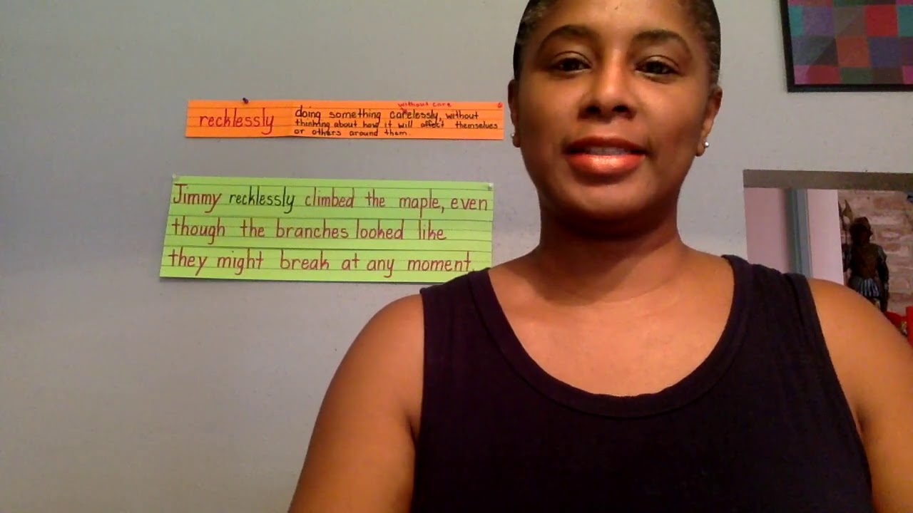 Word Work-Recklessly - YouTube