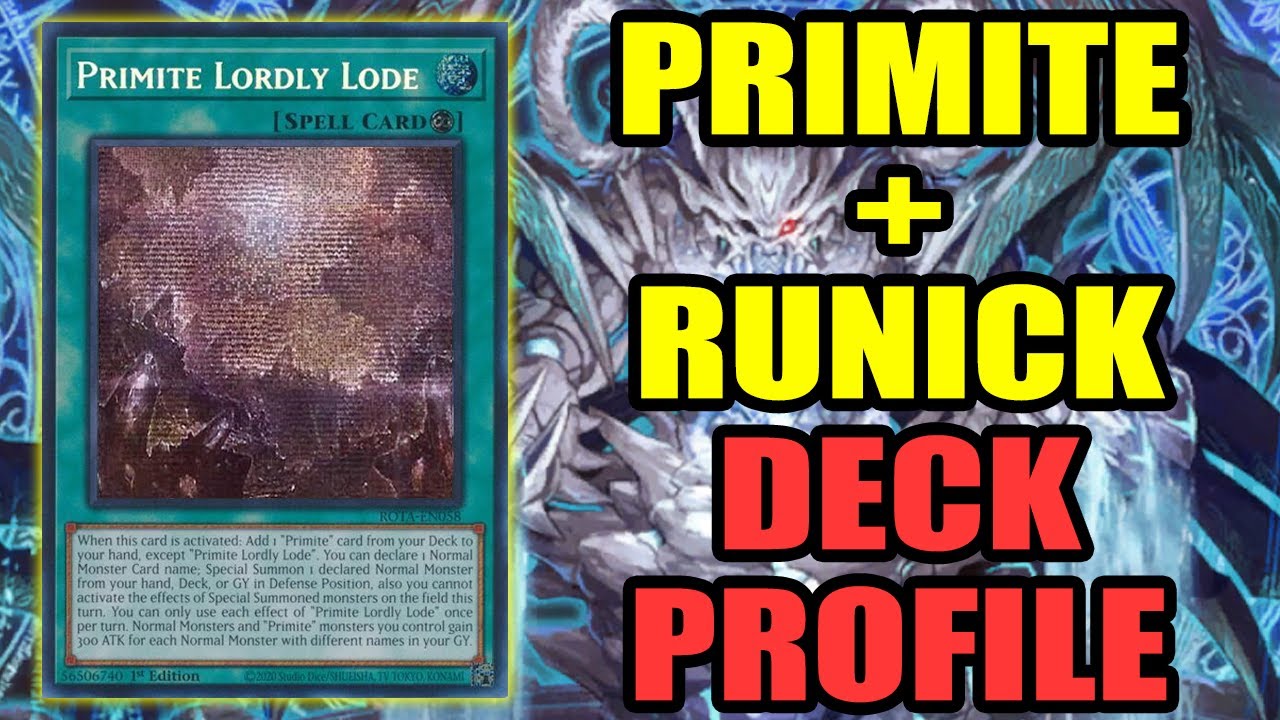 Primite Runick Deck Profile! Yugioh! - YouTube