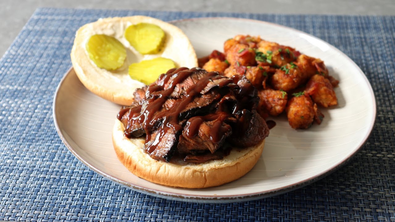 Behind the Recipe: Barbecued Roast Beef on a Bun - YouTube
