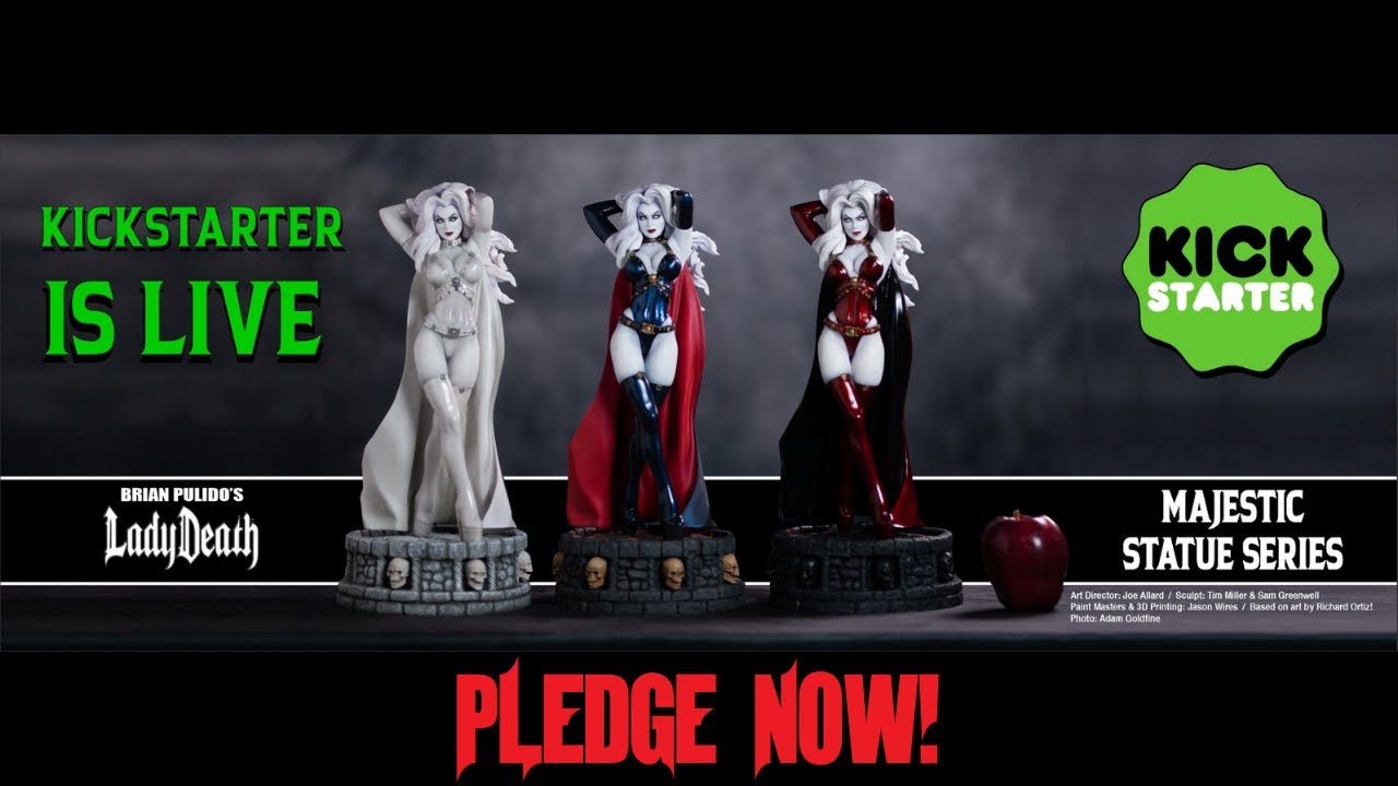 Lady Death: Majestic Statue Series on Kickstarter! PLEDGE NOW! - YouTube