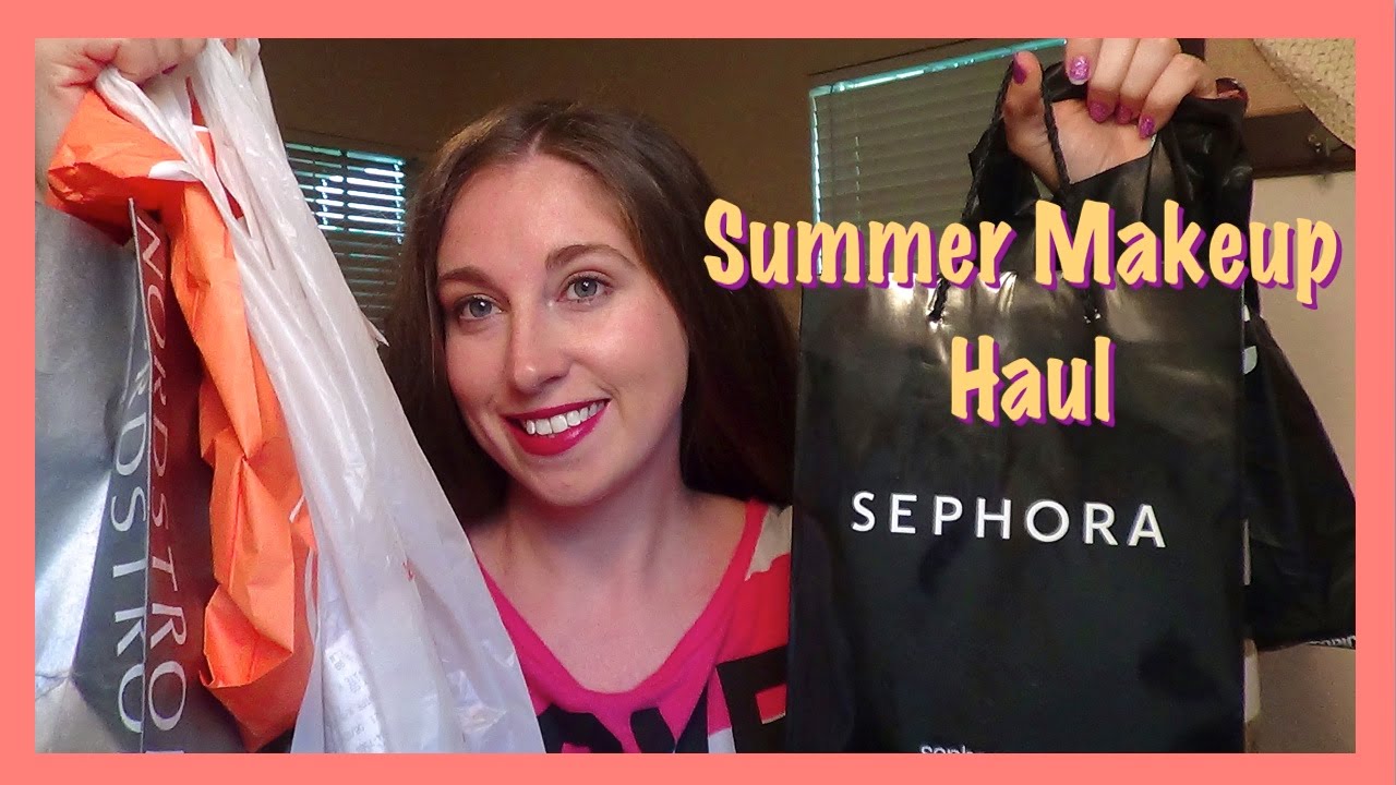 Summer Makeup Haul: Sephora, Nordstorm, Hot Topic, & Drugstore - YouTube