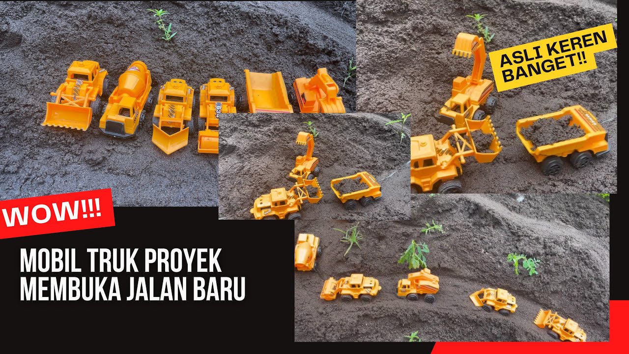 Mobil truk proyek membuka jalan baru ‼️MANTAP - YouTube