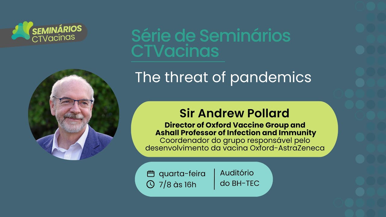The threat of pandemics com Sir Andrew Pollard - YouTube