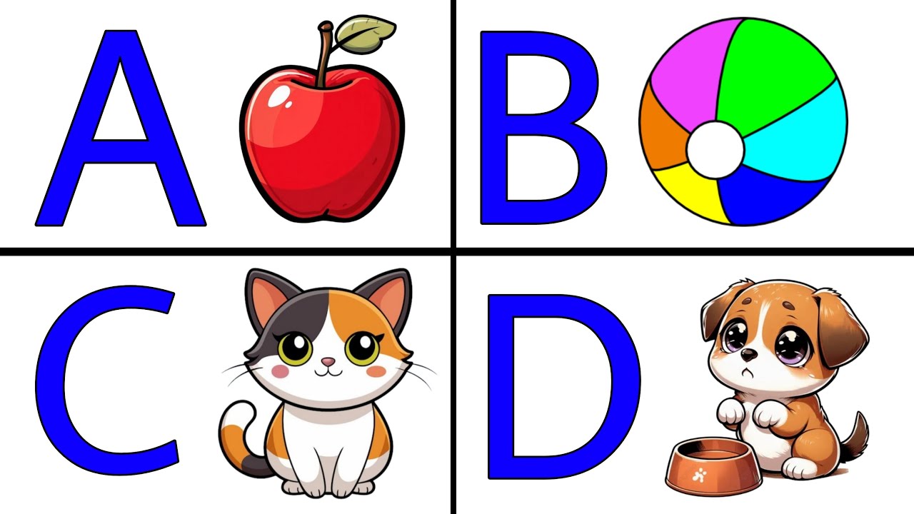 abcd songs, abcd, baby song, a for apple b for ball, abc phonics song ...