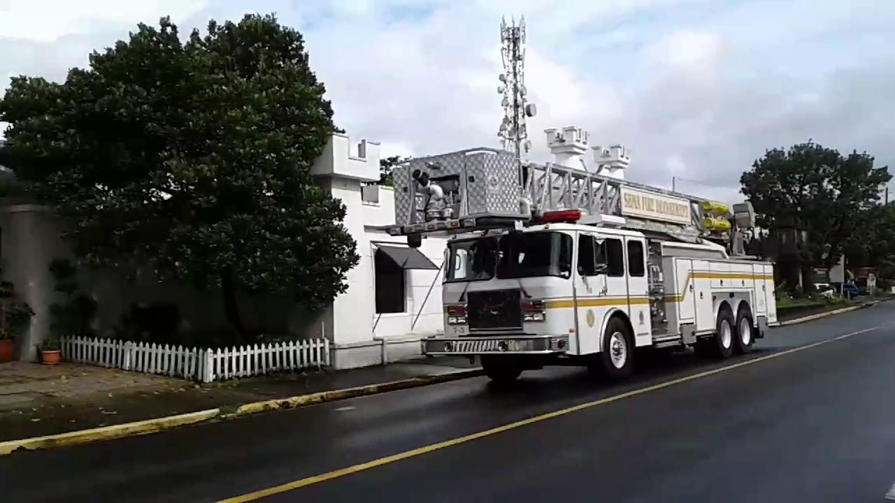 7-3 in action! SBMA Fire Department - YouTube