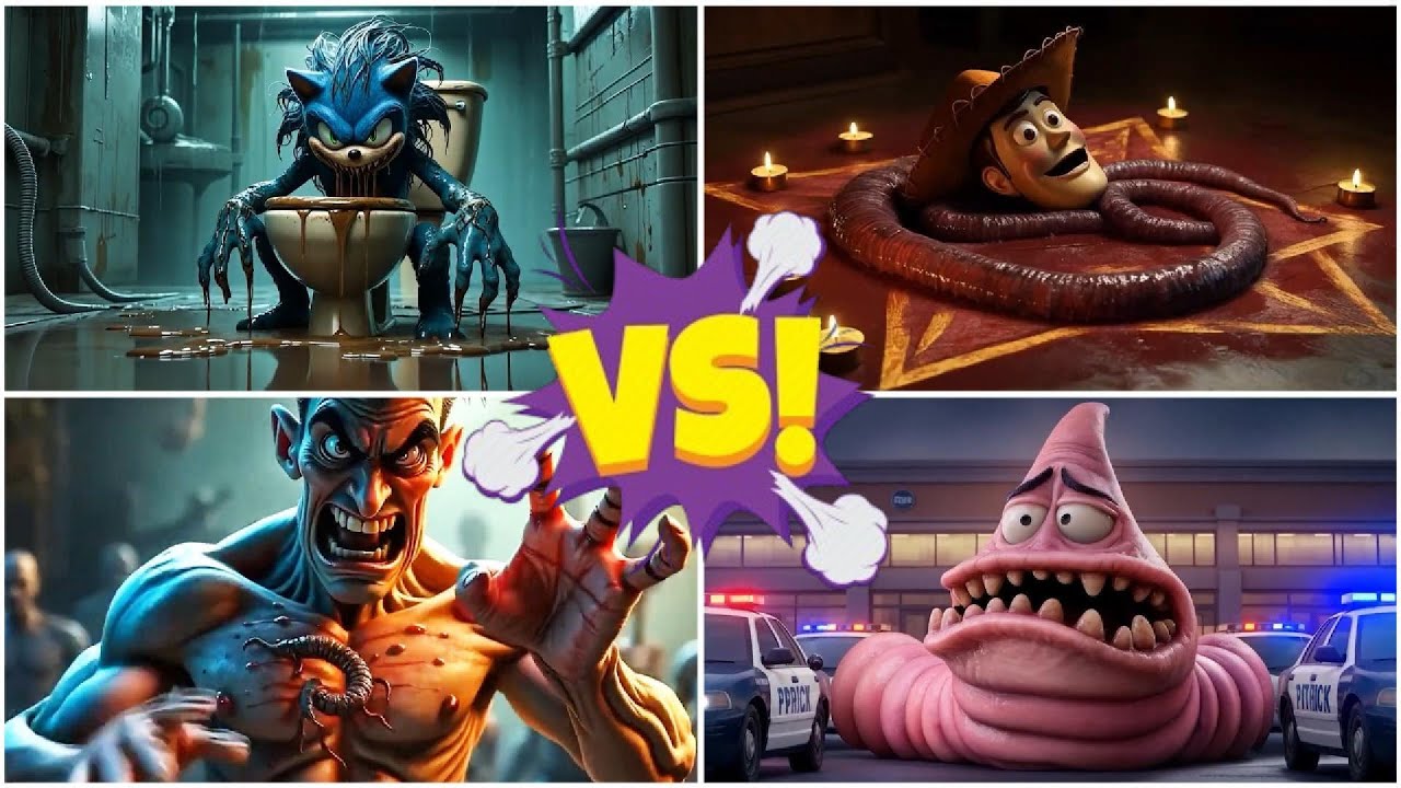 Sonic Toiletor vs Woody EXE vs Buzz Lightyear EXE vs Patrick EXE - YouTube