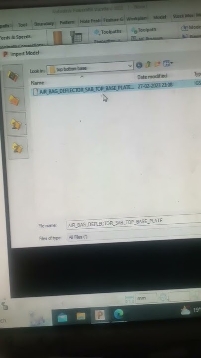 how to import model in powermill - YouTube