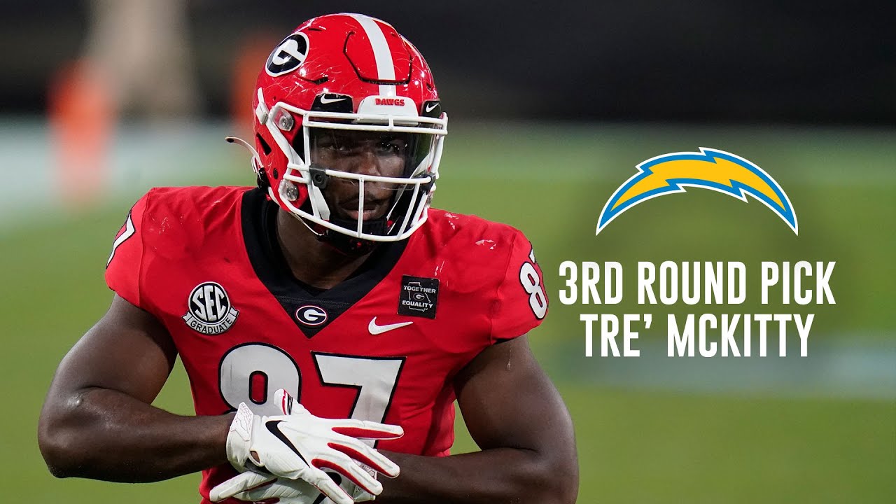 3rd Round Draft Pick Tre' McKitty College Highlights | LA Chargers ...