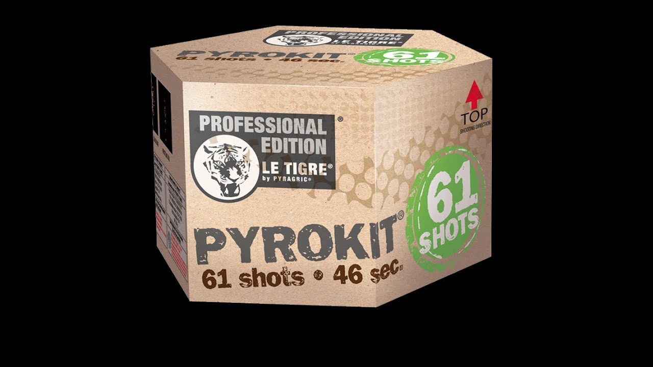 Feu d'artifice Pyrokit - 61 tirs - YouTube
