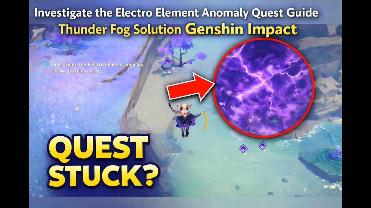 Investigate the Electro Element Anomaly Quest Guide | Thunder Fog ...
