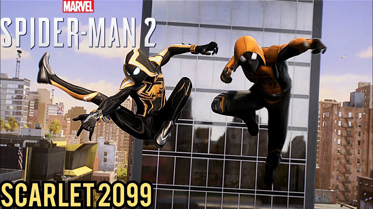 Marvel's Spider-Man 2 Yellow Scarlet 2099 vs Sandman - YouTube