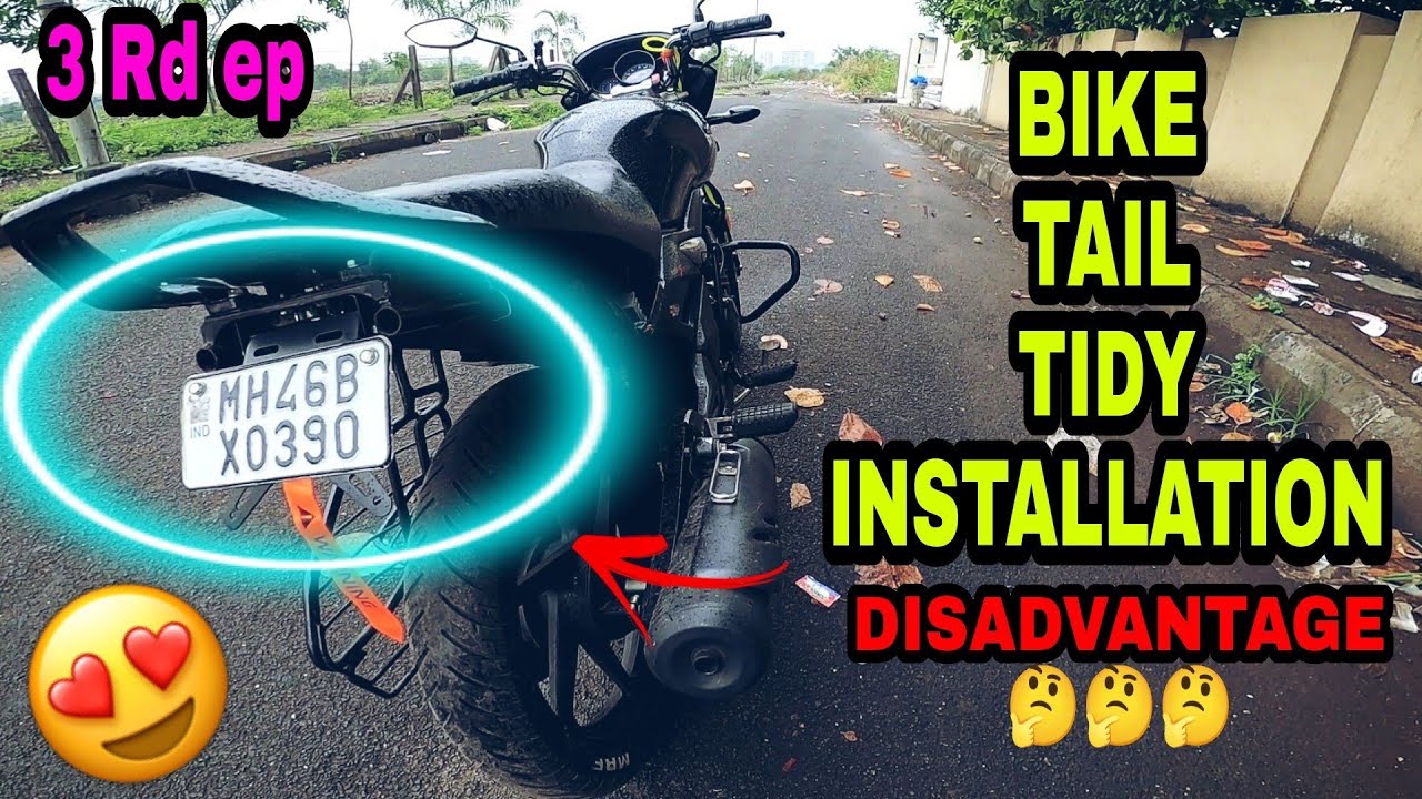bike tail tidy installation (3rd ep) #tailtidy @op46vlogs - YouTube