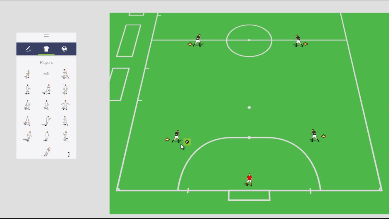 Futsal Passing Patterns - YouTube