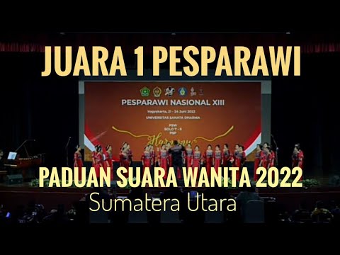 Ini dia Juara 1Paduan Suara Wanita Pesparawi 2022 - YouTube
