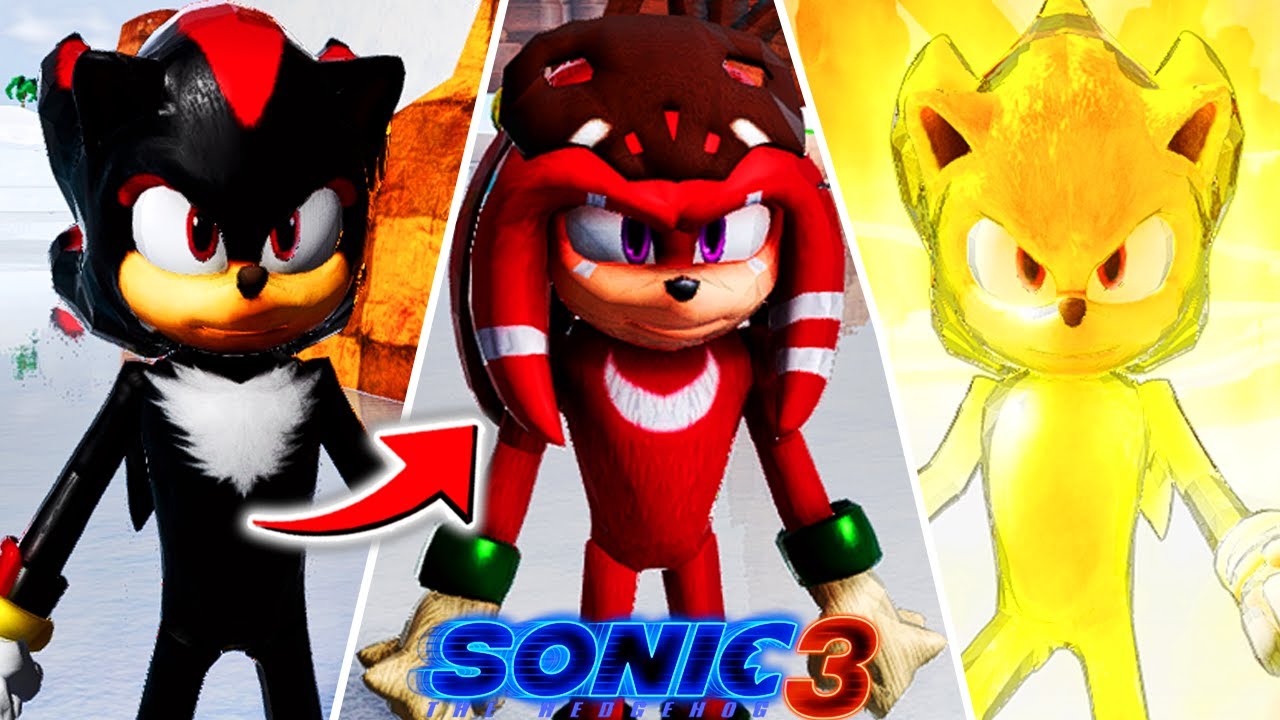 FINALMENTE! SONIC MOVIE SIMULATOR {ATUALIZOU} VEJA COMO DESBLOQUEAR O ...