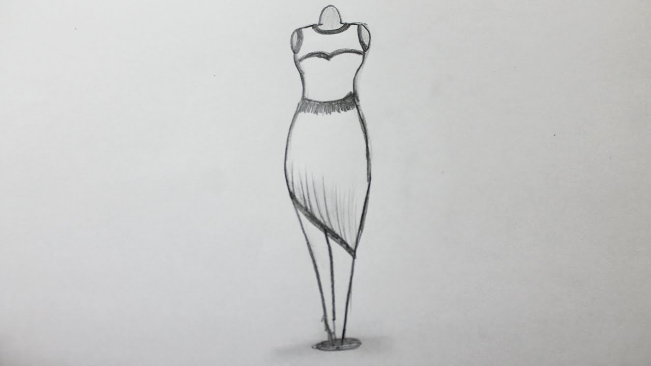 How To Draw Dresses Easy YouTube