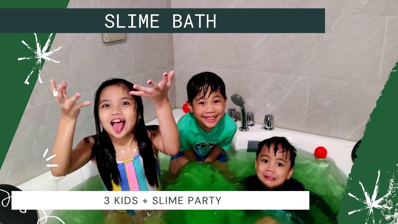 Who wants a slime bath??? - YouTube