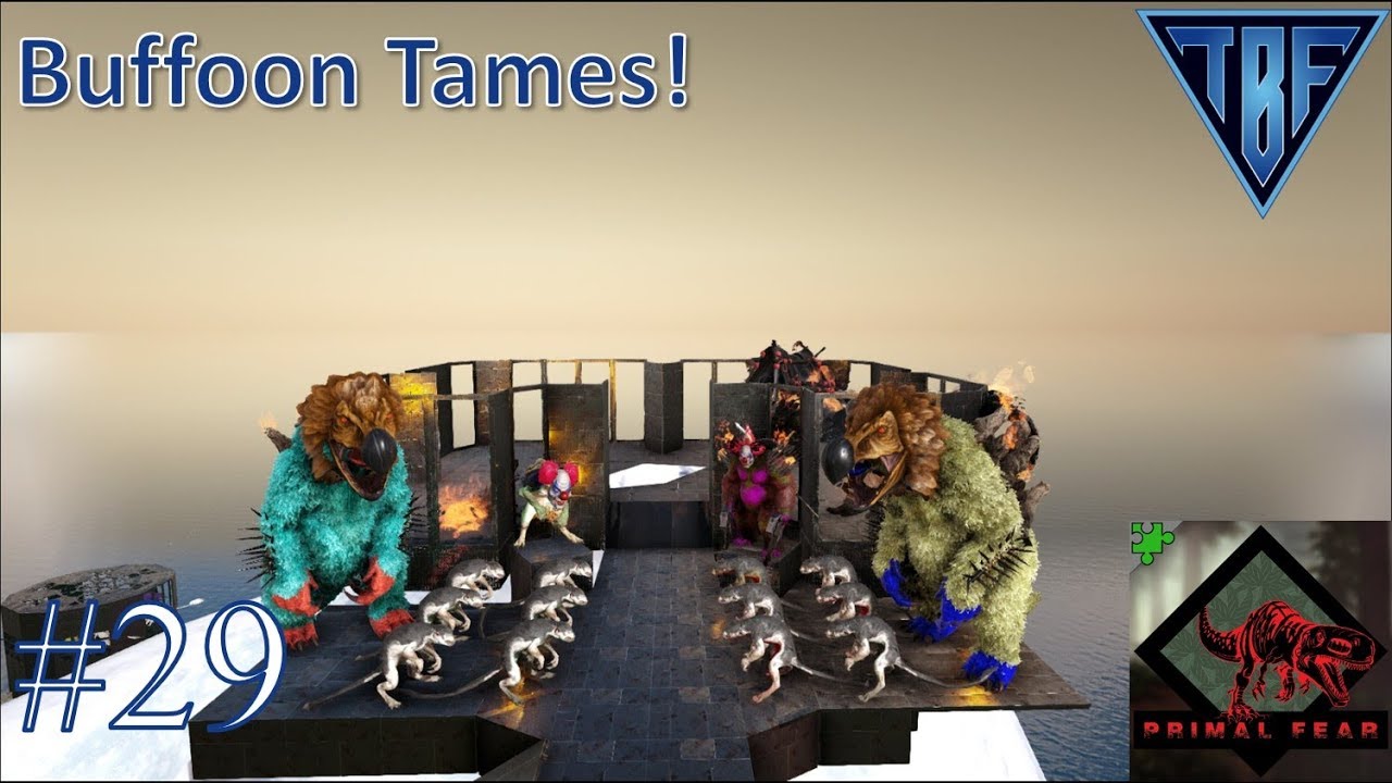 Buffoon Taming! E29 Primal Fear Island - TBF Primal- Ark Survival ...