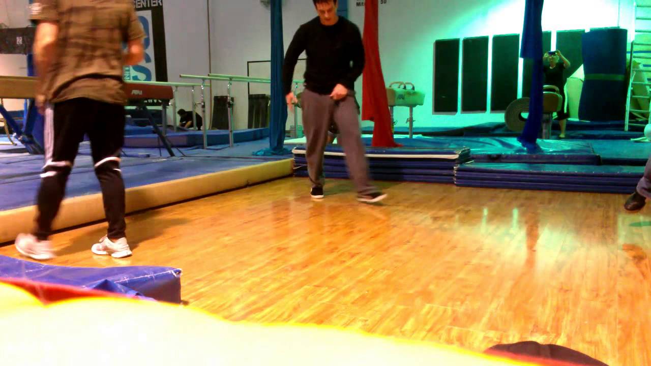 Training at SD United Gymnastics Center, breaking, tricking, flipping ...