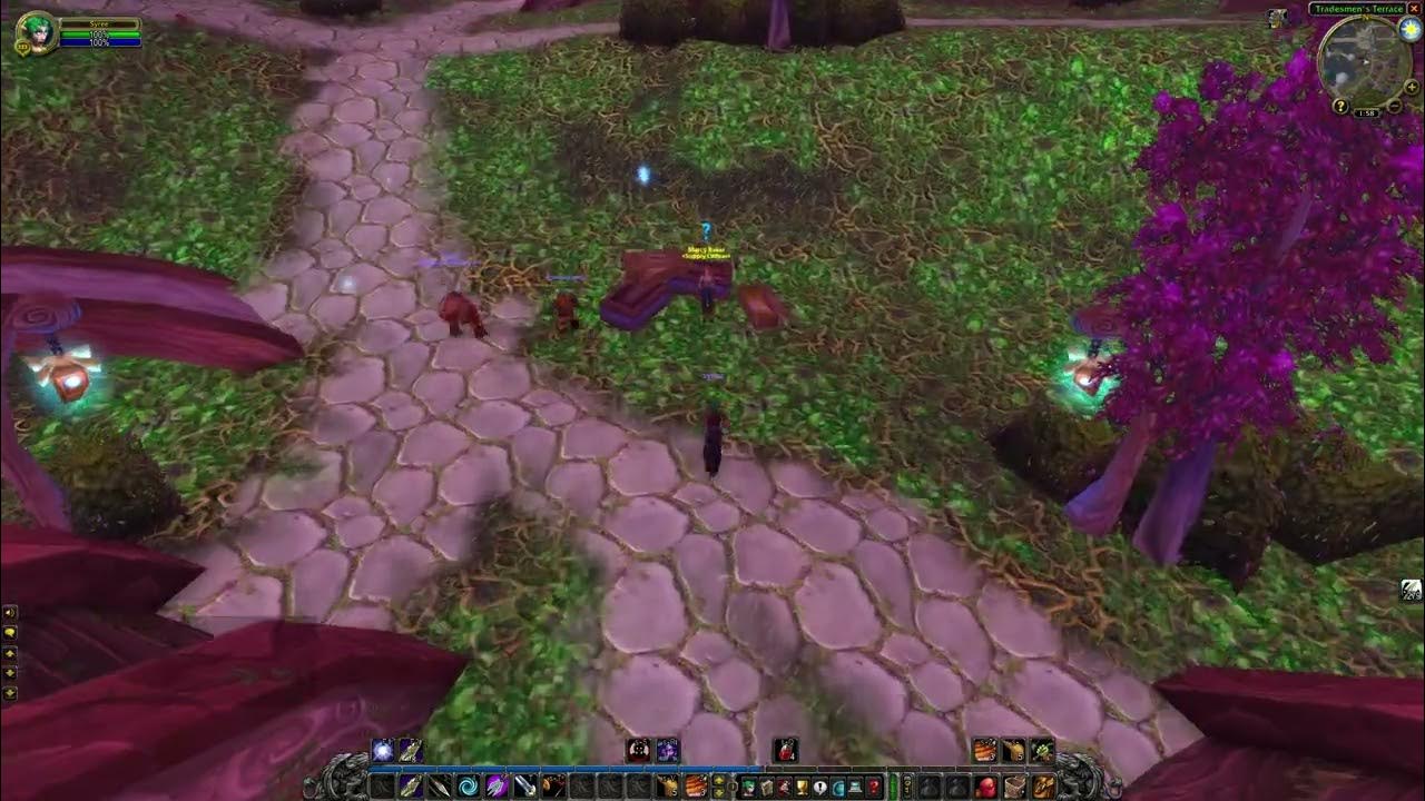 Darnassus Supply Officer Location Wow Sod Youtube