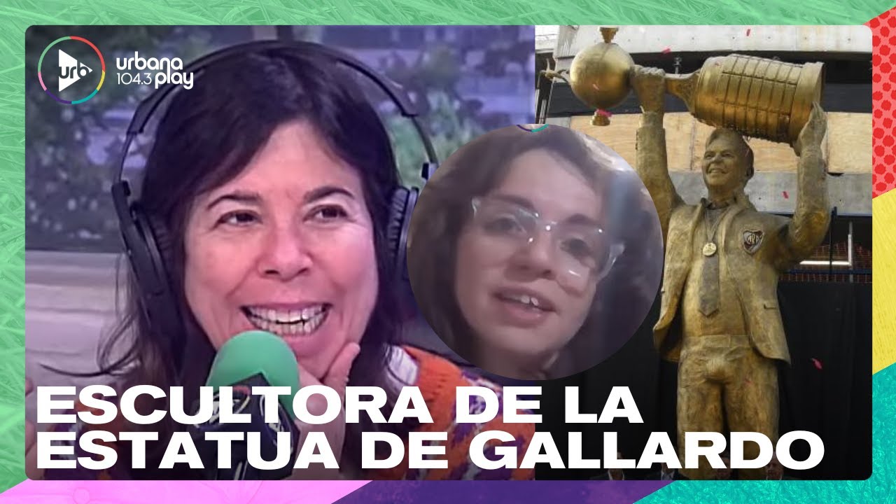 Escultora de la estatua de Gallardo, Mercedes Savall: "Es un gesto ...