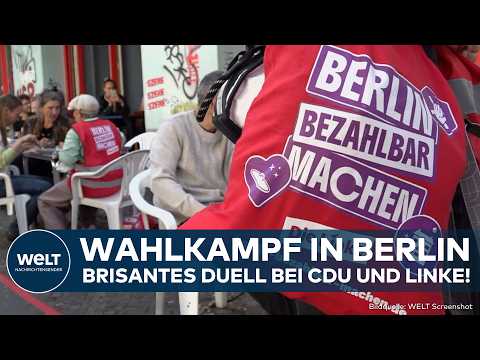 WAHL IN BERLIN: Brisantes Rennen zwischen CDU und Linke! AFD bleibt auf den Fersen!