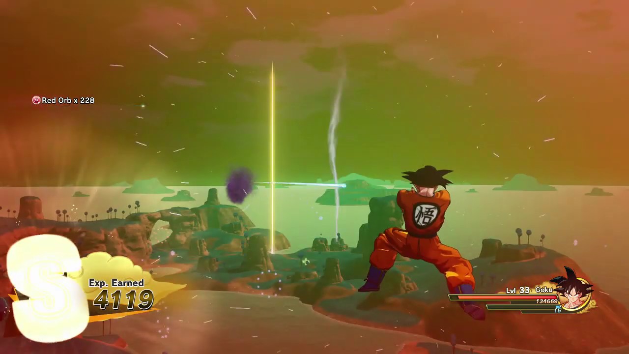 Dragon Ball Z Kakarot Goku Get Impact Strike - YouTube