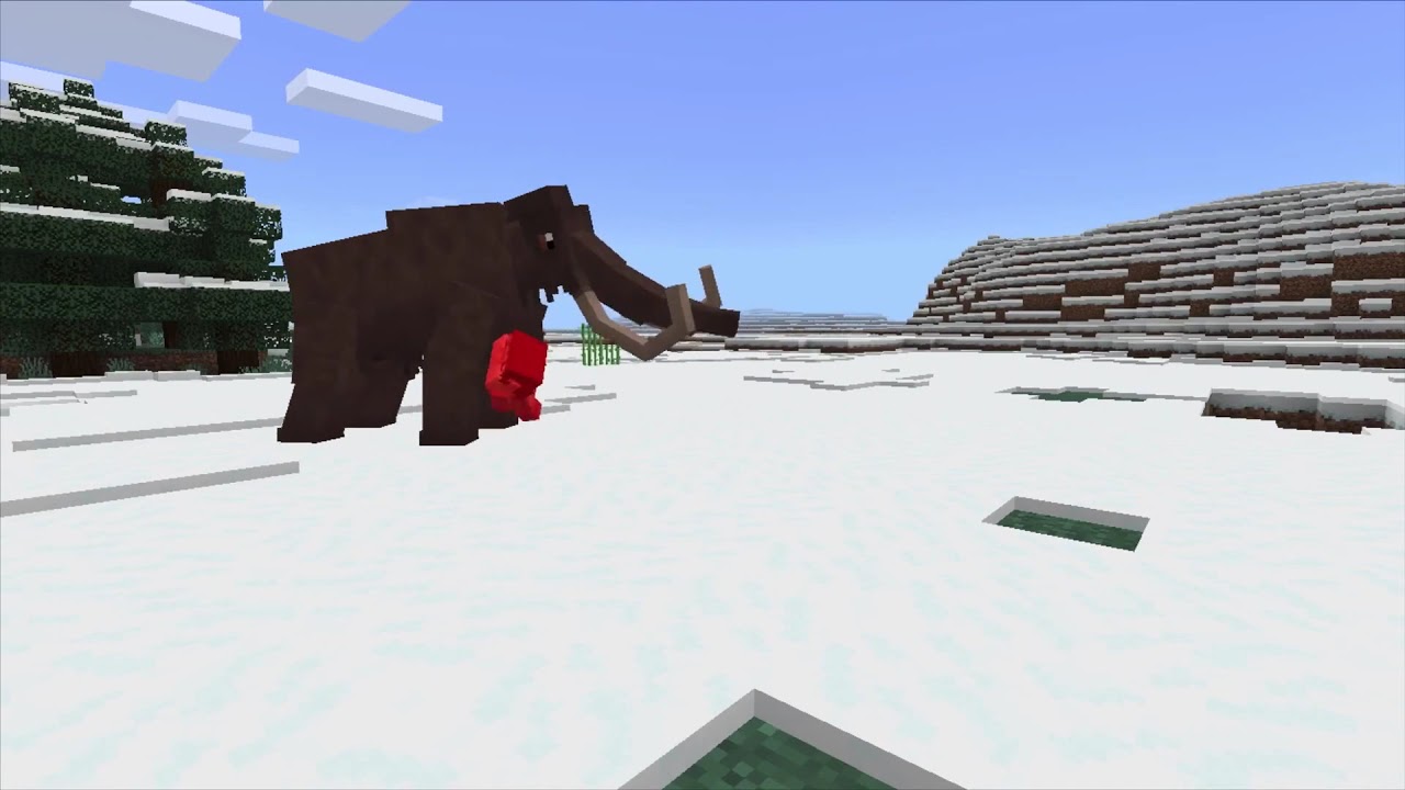 Manny kills Ice Age baby in Minecraft - YouTube