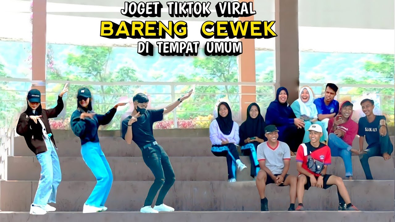 JOGET TIKTOK VIRAL BARENG CEWEK DI TEMPAT UMUM.. - YouTube