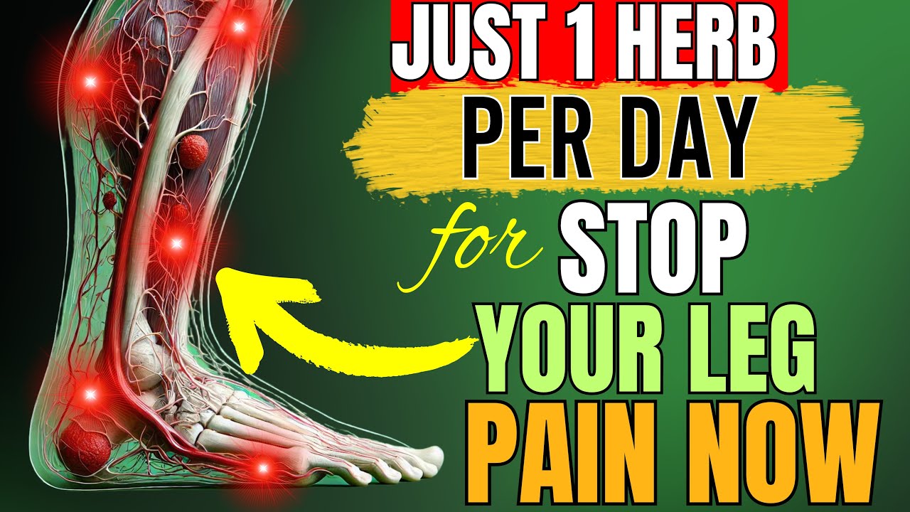 STOP YOUR LEG PAIN NOW! Top 18 Herbs for Perfect Leg Circulation. (not ...
