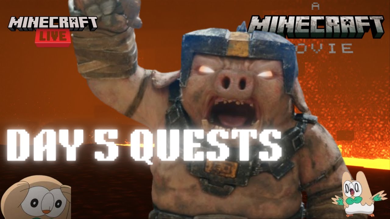 🎬 Minecraft Movie Event: Day 5 – Survive the 5-Wave Showdown! ⚔️🔥 - YouTube