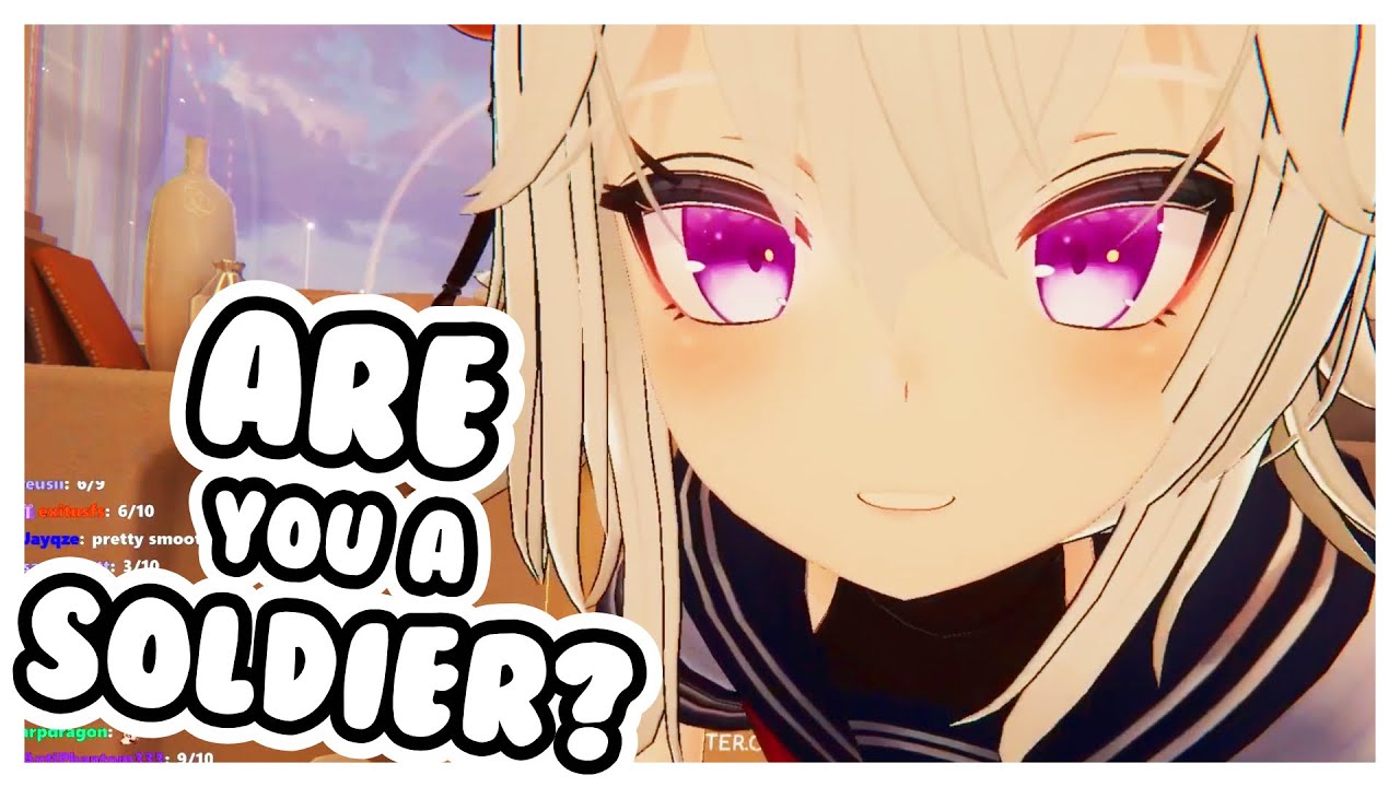 Filian shows us her "best pick up line" - YouTube