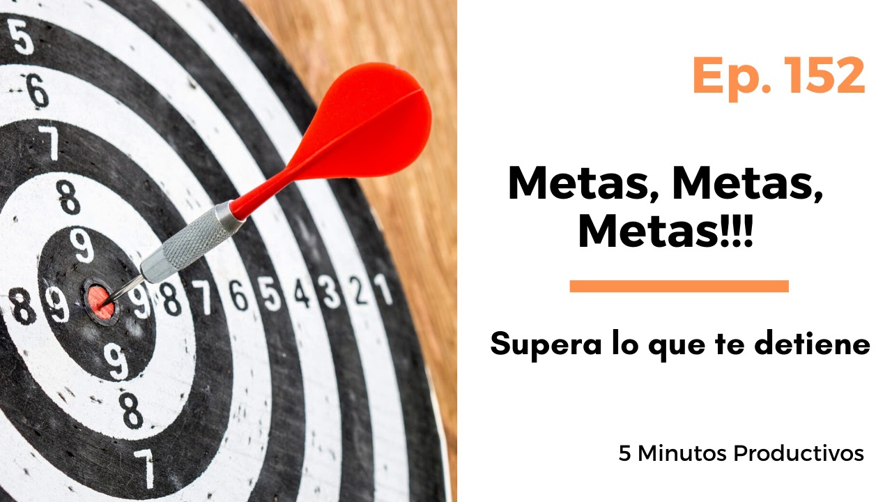 Metas, Metas, Metas!!! -Podcast 5 Minutos Productivos - YouTube