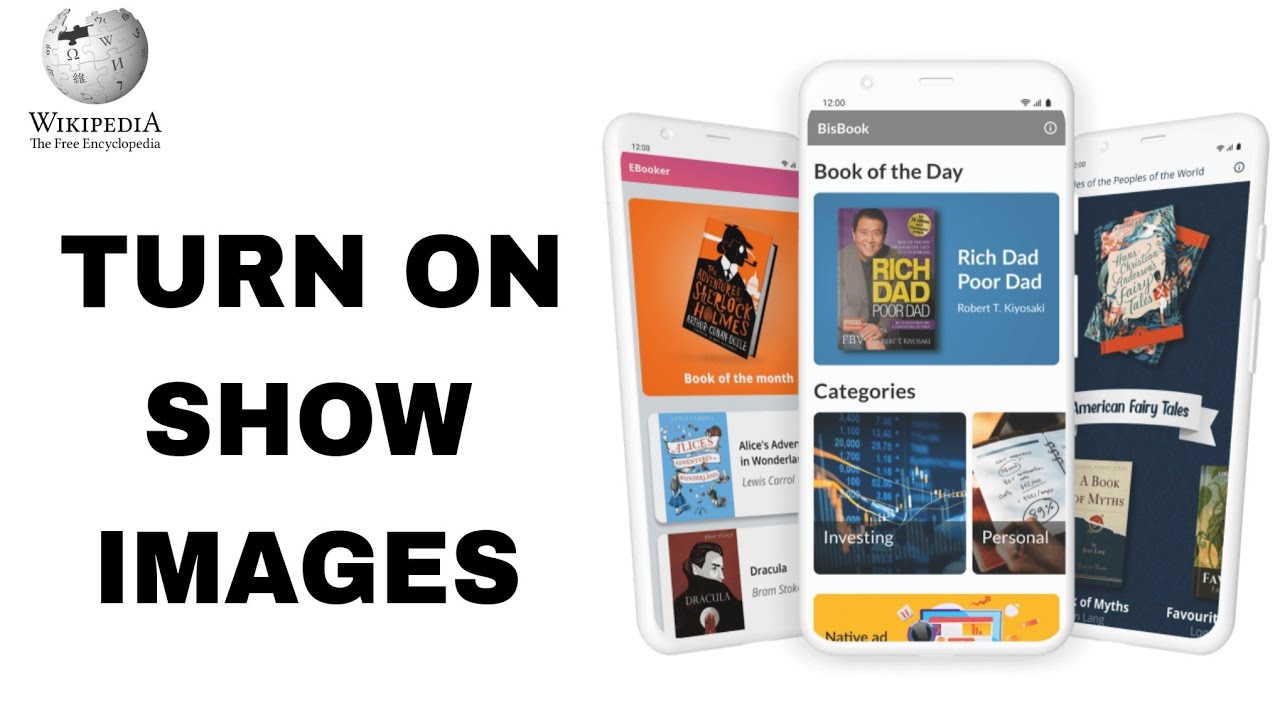 How To Turn On Show Images On Wikipedia App - YouTube