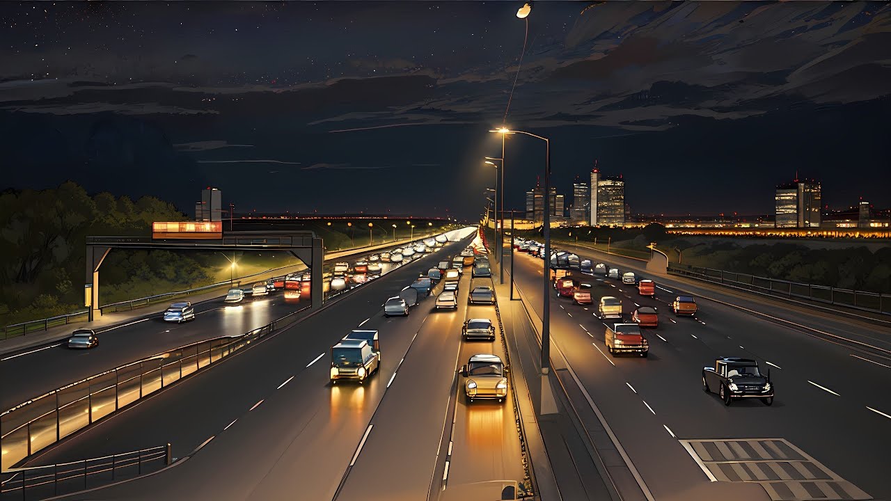 Best Night Jazz Beautiful Highway- Relaxing Instrumental- Jazz Music ...