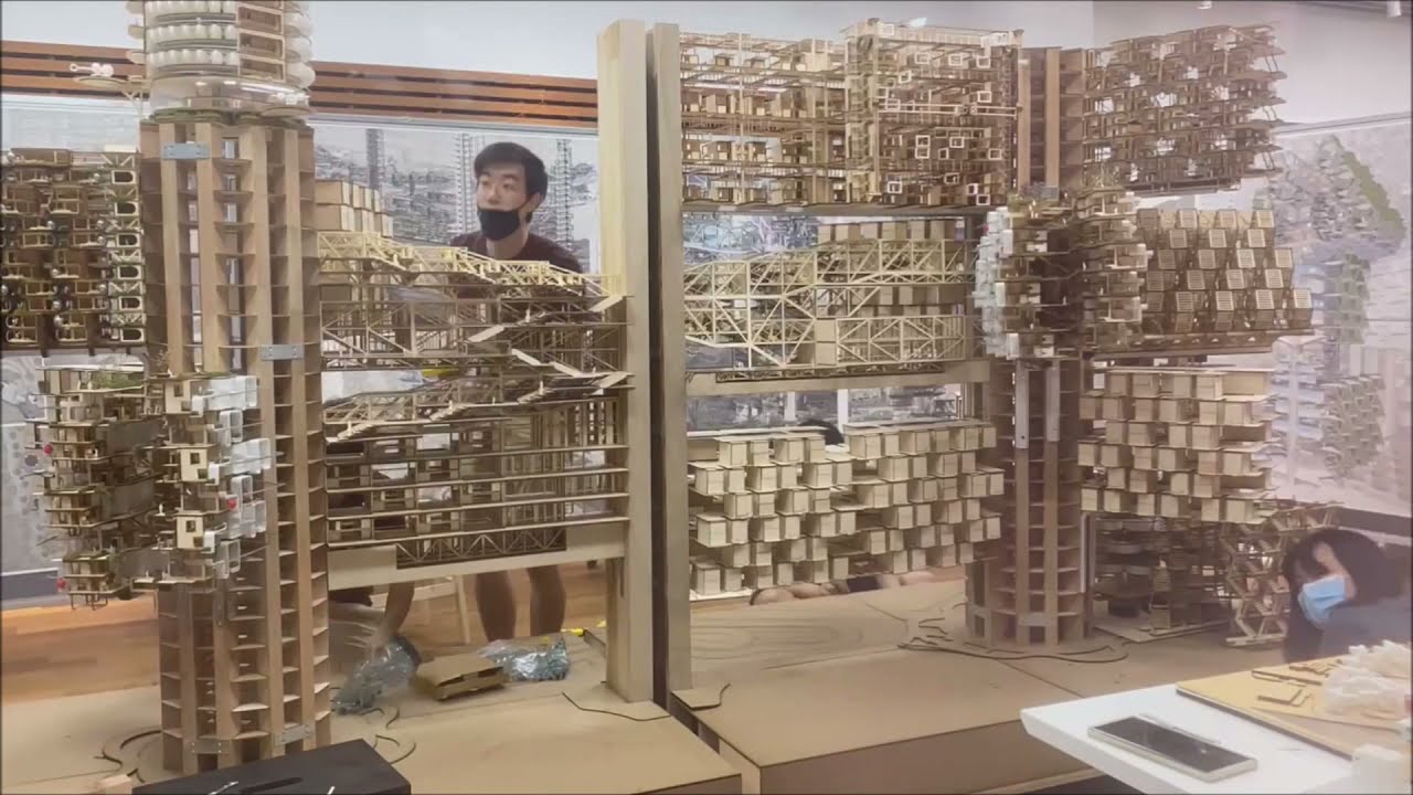 NUS M.Arch II Thesis Model by Joseph Lim Studio: Assembly Timelapse ...