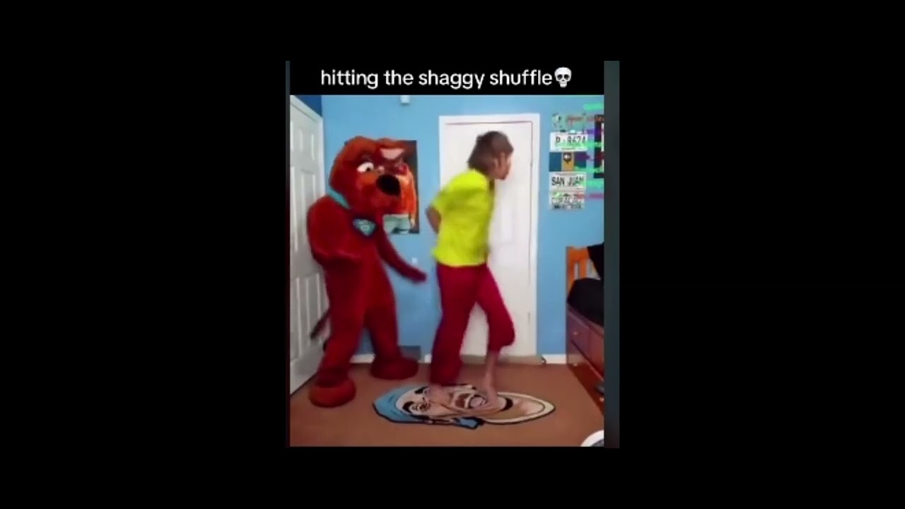 Bro did the shaggy shuffle - YouTube