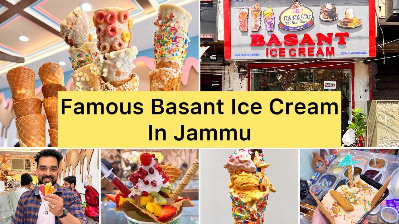 Basant Ice Cream | Best New Cafe Jammu | Top Food Places Jammu | Famous ...