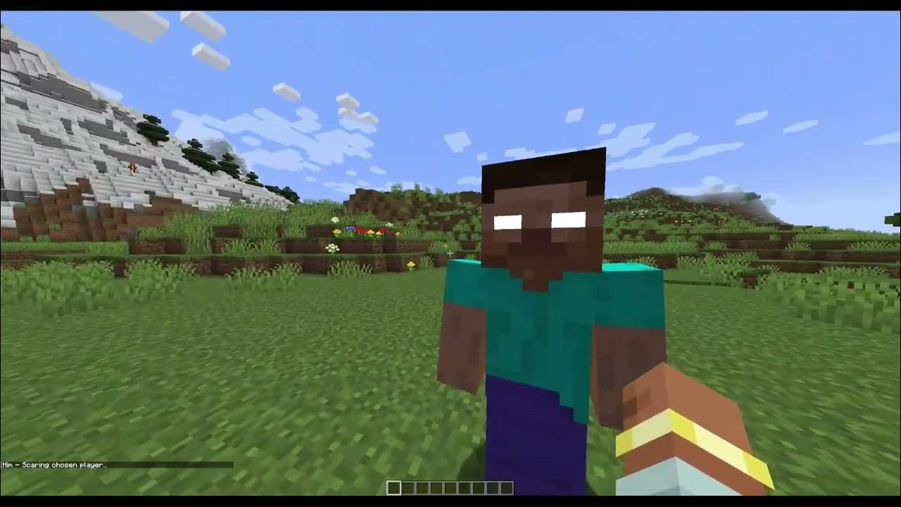 Commands - Him (Herobrine) Mod - YouTube