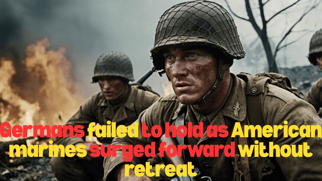 Germans failed to hold as American marines surged forward without ...