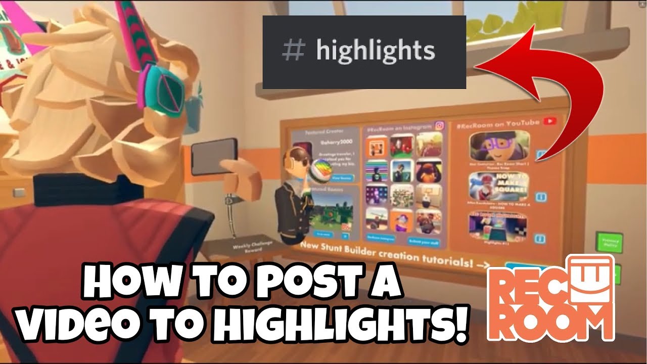 How to post a video in highlights! | Corbenz VR - YouTube