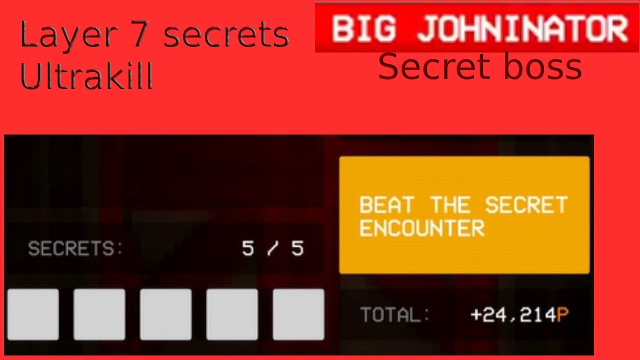 Secrets in level 1 layer 7 | UltraKill - YouTube