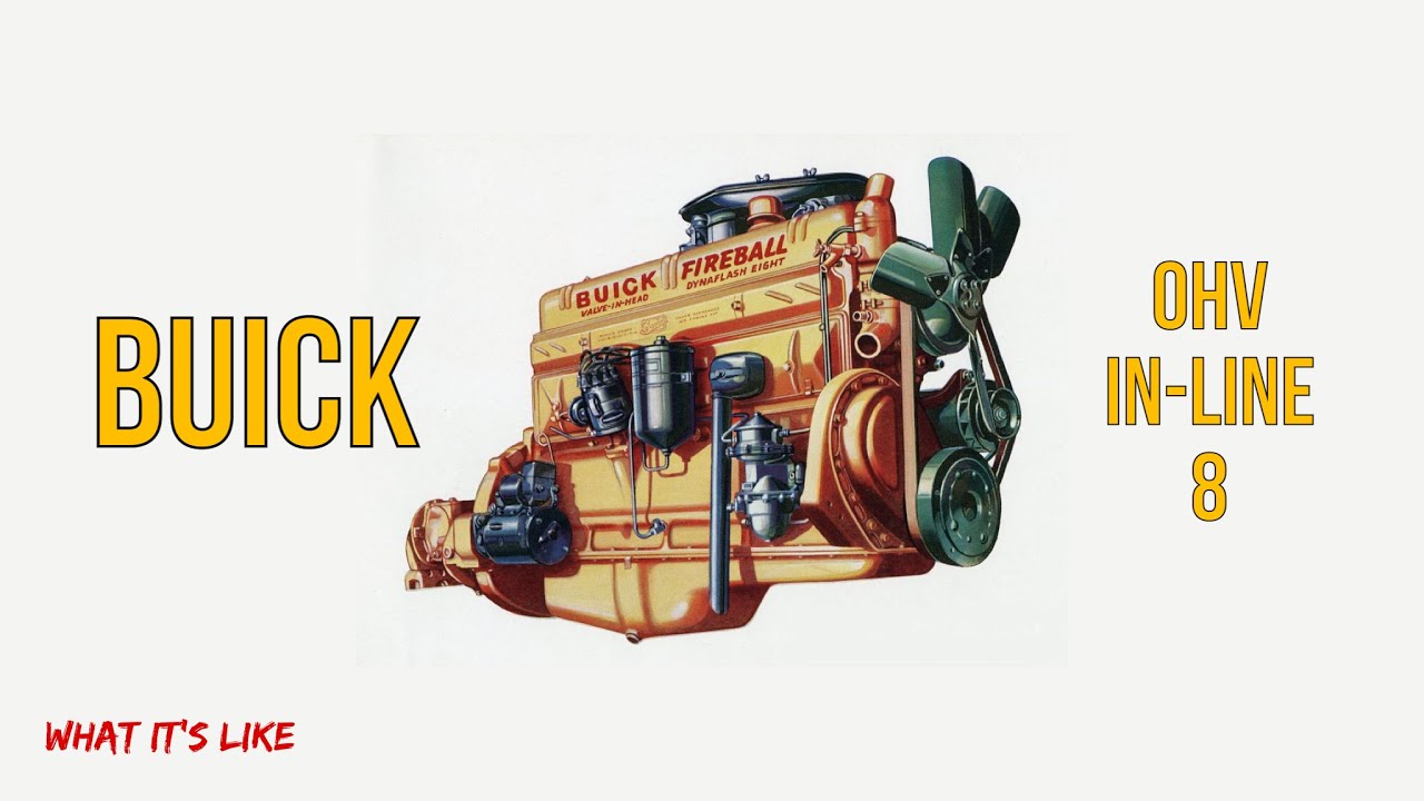Buick OHV in-line eight engine family - YouTube