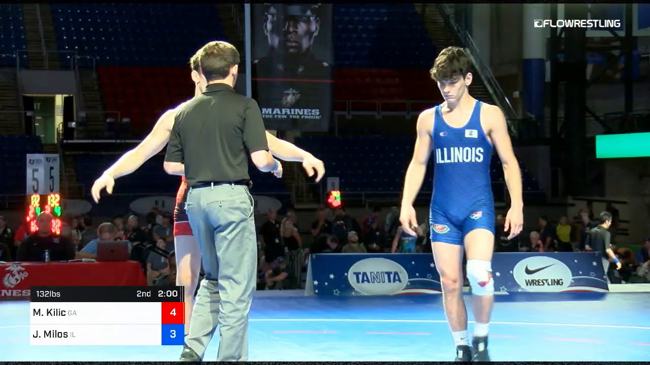 132 Lbs Final Michael Kilic Georgia Vs Jack Milos Illinois - YouTube
